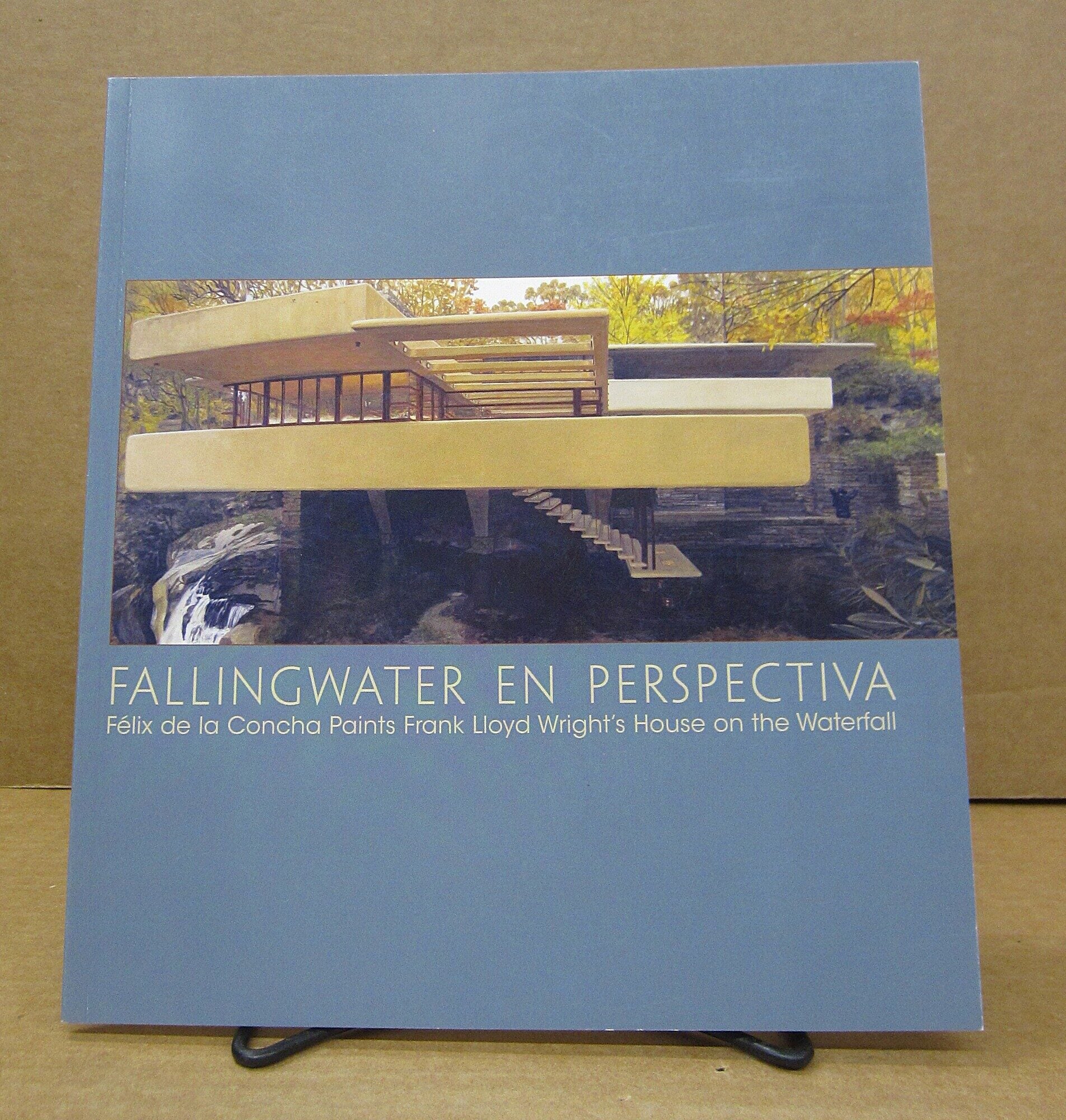 Fallingwater en Perspectiva: Félix de la Concha Paints Frank Lloyd ...